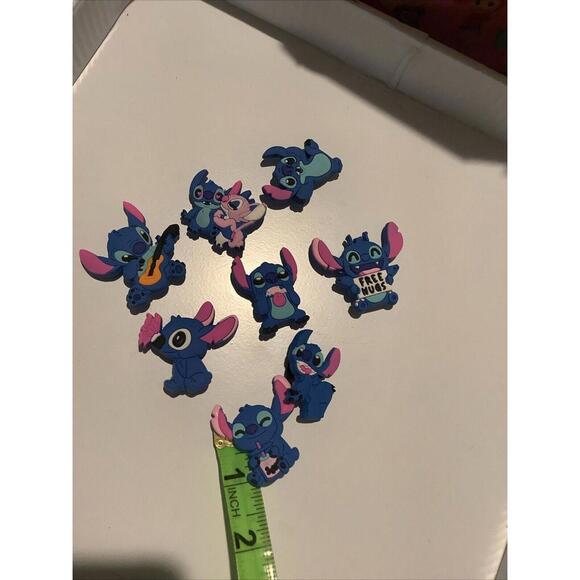 Other | Lot Of 8 Lilo Stitch And Girlfriend Croc Charms 1 Inch | Poshmark